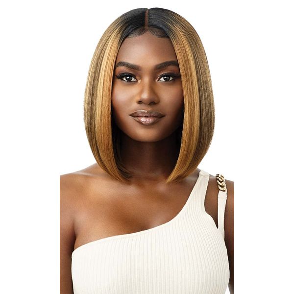 Outre Synthetic Hair HD Lace Front Deluxe Wig - COLLINA (Color:DR2 ...