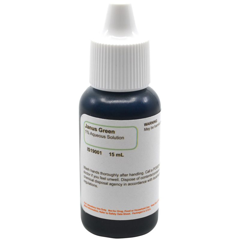 1% Janus Green Solution, 15ml - Laboratory Grade - Innovating Science ...