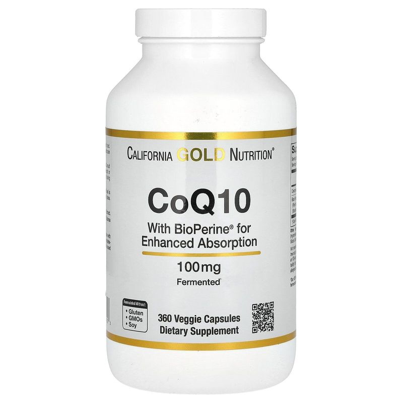 CoQ10, Ubiquinone USP with Bioperine® Black Pepper Extract, Enhanced - Online Marketplace ...