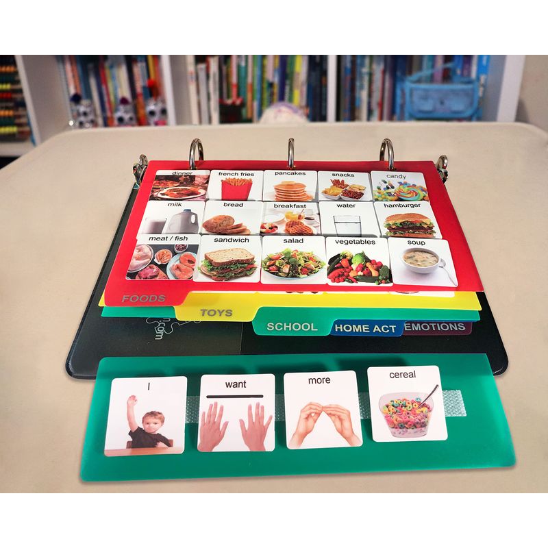 Smile4autism Visual Communication Book,162 ASD Laminate Icon Picture ...