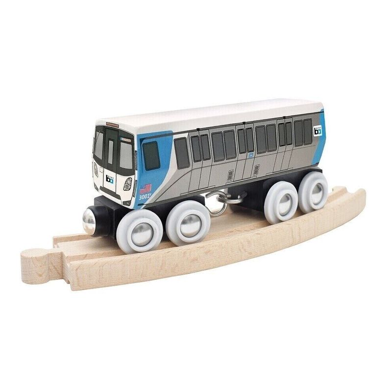 BART Bay Area Rapid Transit Brio-scale Wooden Toy Train Car-Fleet of ...