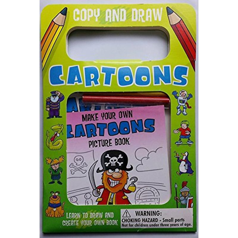 Pocket Money Press Copy And Draw Cartoons Make Your Own Cartoons ...