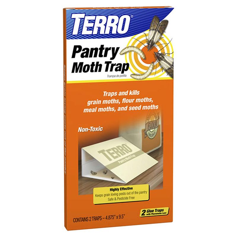 TERRO T2900 (Pack of 2) Pantry Moth Traps - Traps grain moths, flour ...