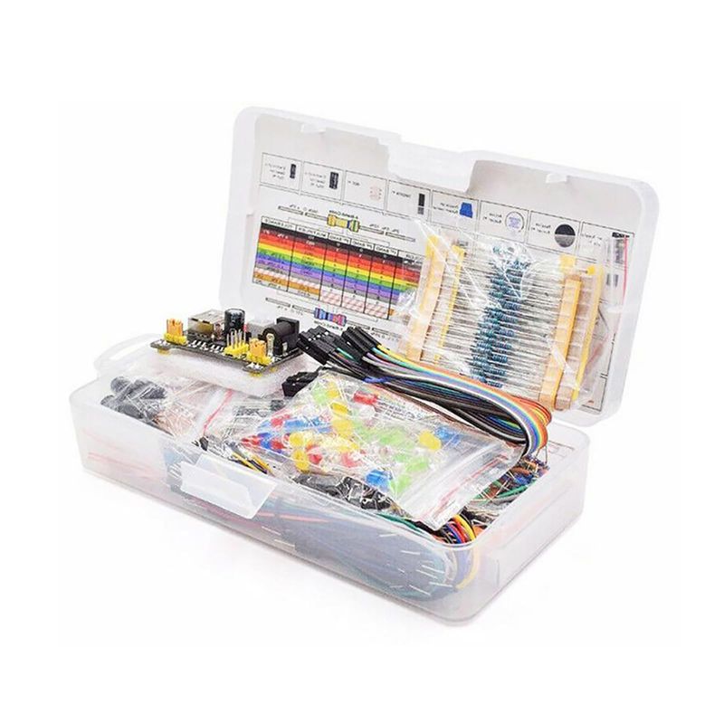 GOODCHI Electronic Entertainment Kit New Breadboard Set Electronic Components Starter Power ...