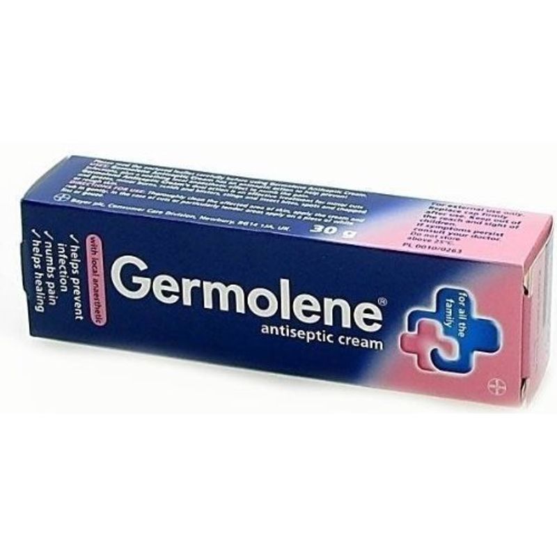 GERMOLENE Antiseptic Cream with Local Anaesthetic, 30g (Pack Of 1 ...
