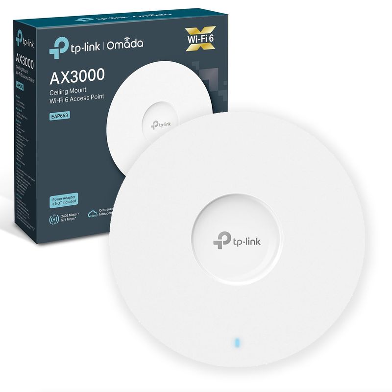 TP-Link EAP653 True WiFi 6 Access Point, AX3000 Dual Band Gigabit ...