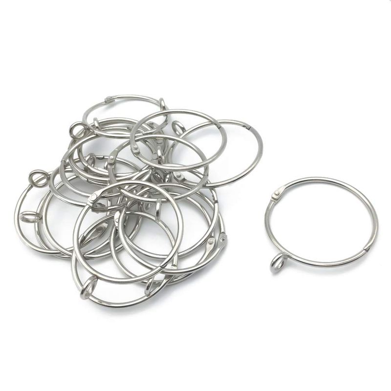 Shower Curtain Rings Sliding Rings Inner Diameter 50mm Opening Design ...