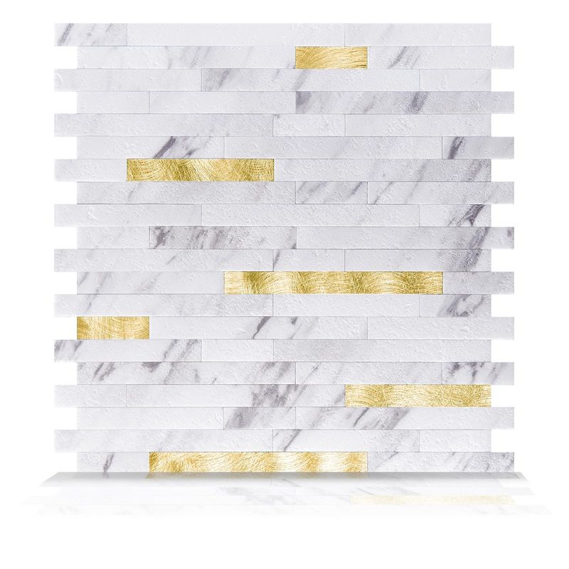 Art3d 10-Sheet Peel and Stick Stone Overlay Kitchen Backsplash Tile ...