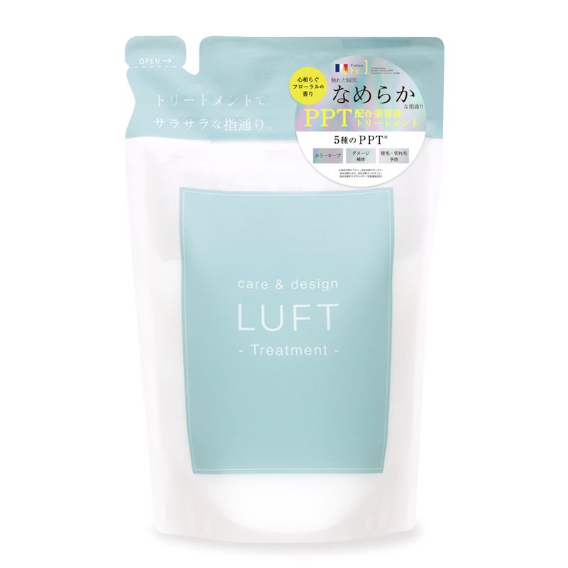 LUFT Treatment, Refill, Smooth Type, Relaxing Floral Scent, 14.1 fl oz (410 ml), Smooth Finish ...
