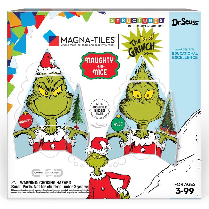 CreateOn Magna-Tiles Limited Edition Grinch Magnetic Building Toys from ...
