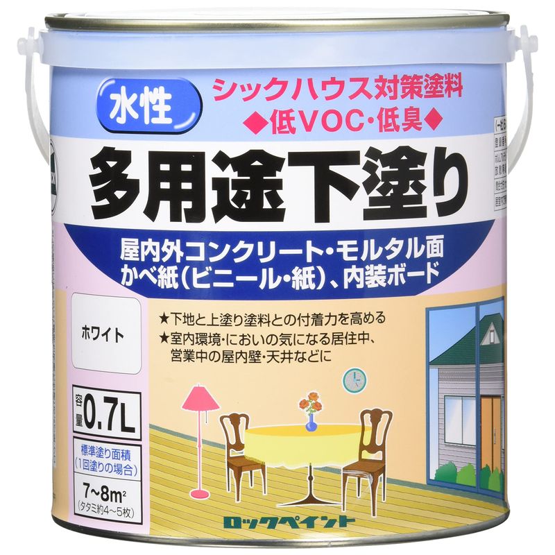 Rock Paint H33-1501-03 Water-Based Sealer Multi-Purpose Primer White 0 ...