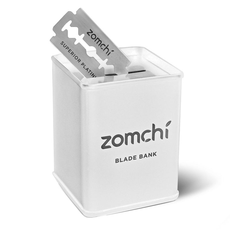 Zomchi Razor Blade Bank for Safety Razor Blade Storagement, Used Double ...