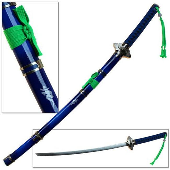 Blue Anime Katana Sword