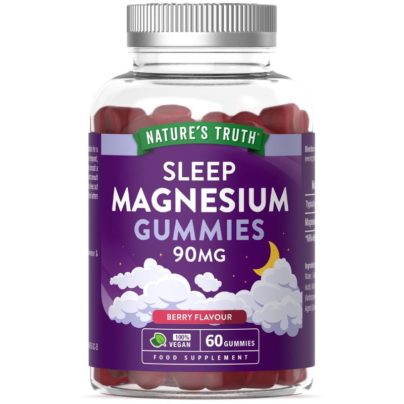 Magnesium Gummies for Sleep | 60 Vegan Gummies - Great Tablet ...