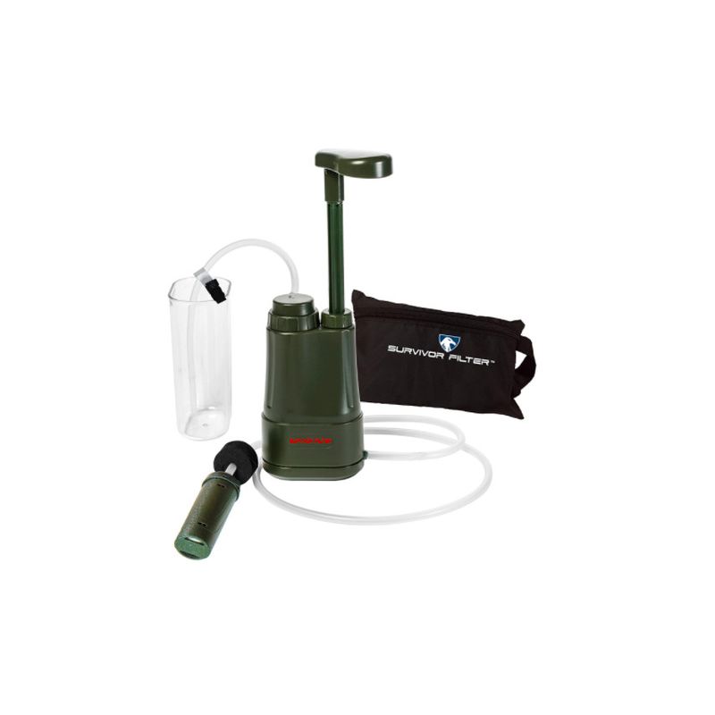Water Purification System Portable Lightweight Hand Pump Filter Hiking ...