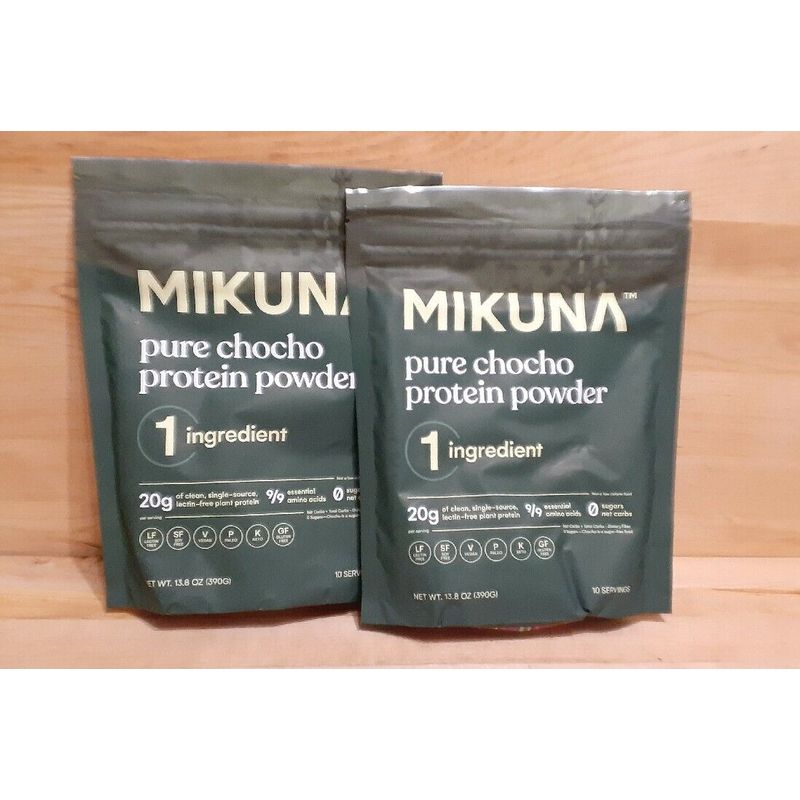 2 CT: MIKUNA PURE CHOCHO PROTEIN POWDER Vegan Paleo Keto NO: gluten soy ...