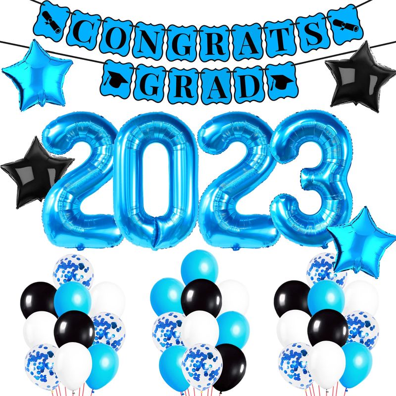 KatchOn, Blue 2023 Balloons Set - 40 Inch, Pack Of 43 | Congrats Grad ...