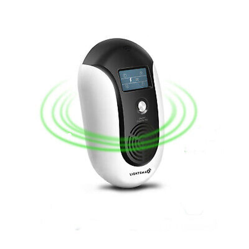 DUAL MODE ULTRASONIC ELECTRO MAGNETIC PEST REPELLER INDOOR PLUG IN ...