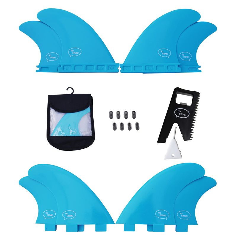 Ho Stevie! FRP Quad (4) Surfboard Fins - Stronger Than Regular Nylon ...