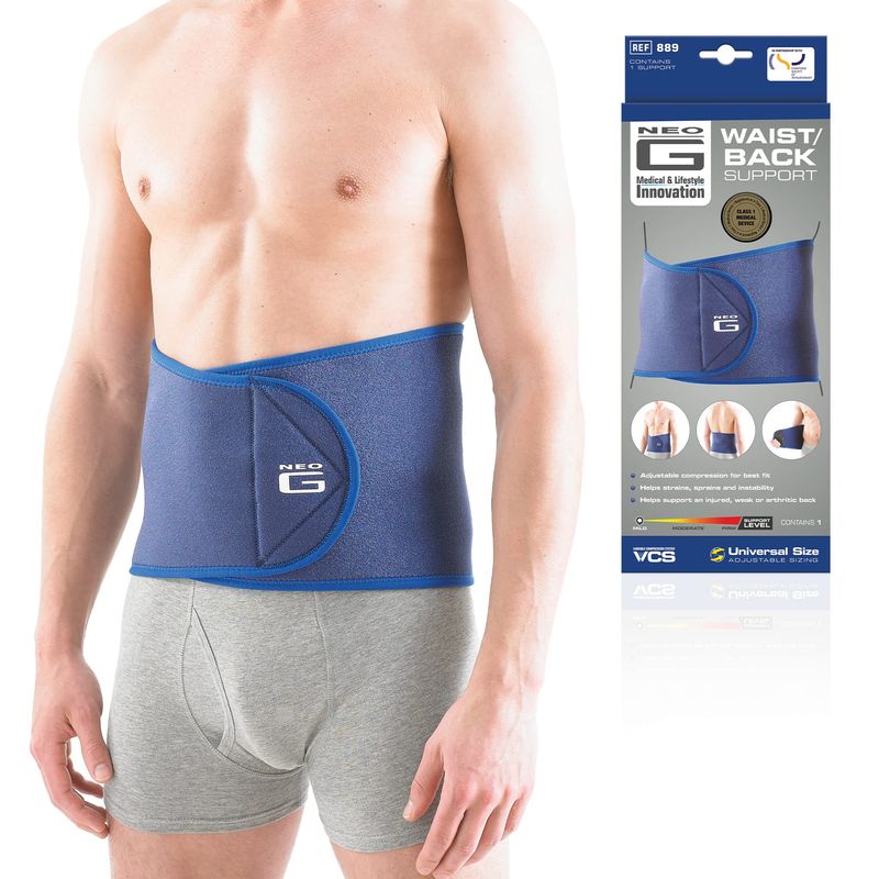 Neo-G Waist Back Support Brace - for Lower Back Pain Relief, Muscle ...