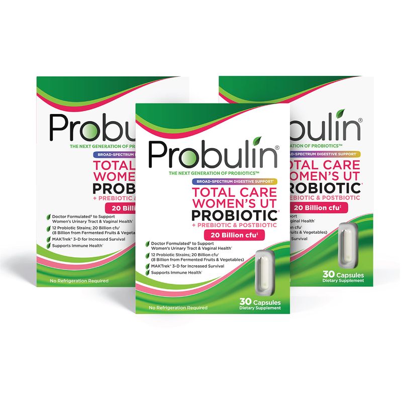 Probulin Total Care Women's Urinary Tract = Prebiotics + Probiotics ...