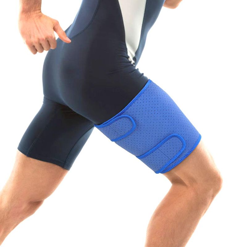 Thigh Support, Super Breathable Thigh Compression Brace Thigh Support ...