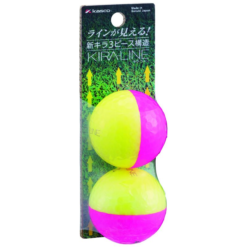 CASCO KIRA LINE 3 PIECES GOLF BALLS, 2 PACK, YELLOW / PINK - Online ...