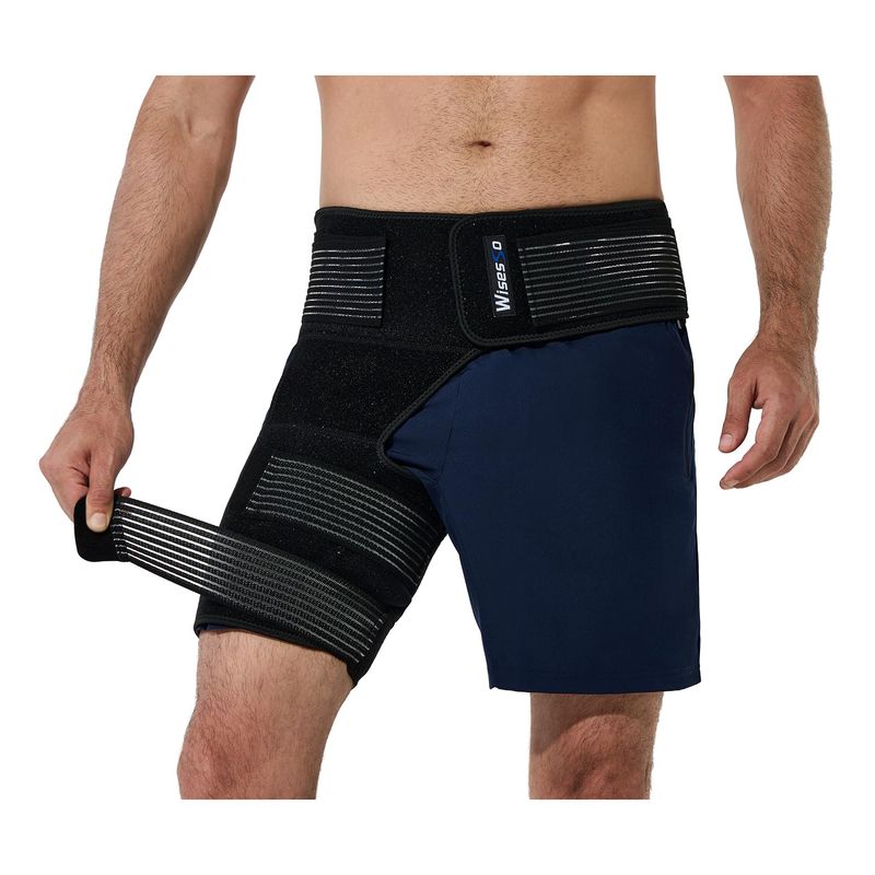 Wisesso Hip Brace with Removable Elastic Belt, Hip Support Brace for ...