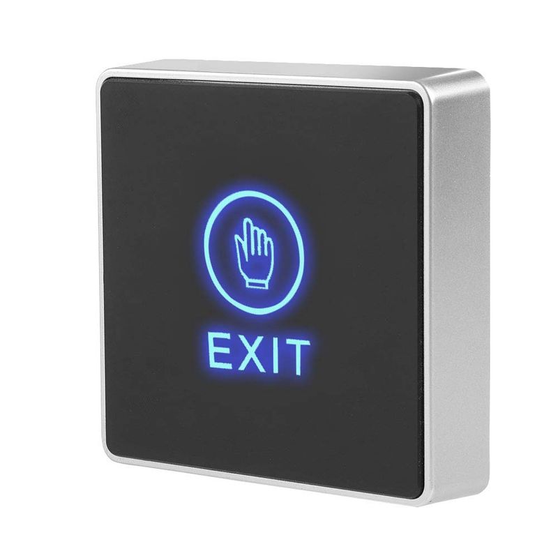 Demeras Door Touch Exit Release Unlock Button Switch Panel LED Light for Door Access Control ...