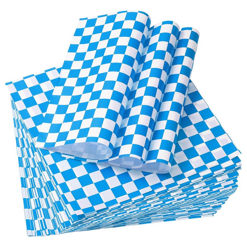 sourcing map 200 Pcs Wax Paper Sheets for Food, 7 x 7 Inch Wrapping ...