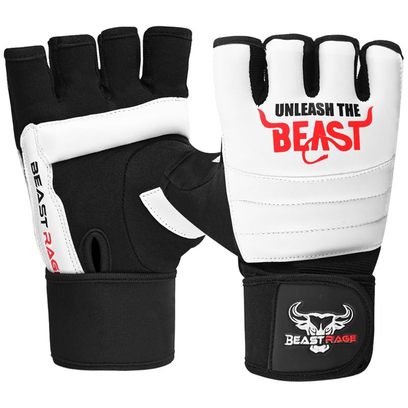 BEAST RAGE Punch Bag Taekwondo Karate Gloves for Men and Women,Half ...