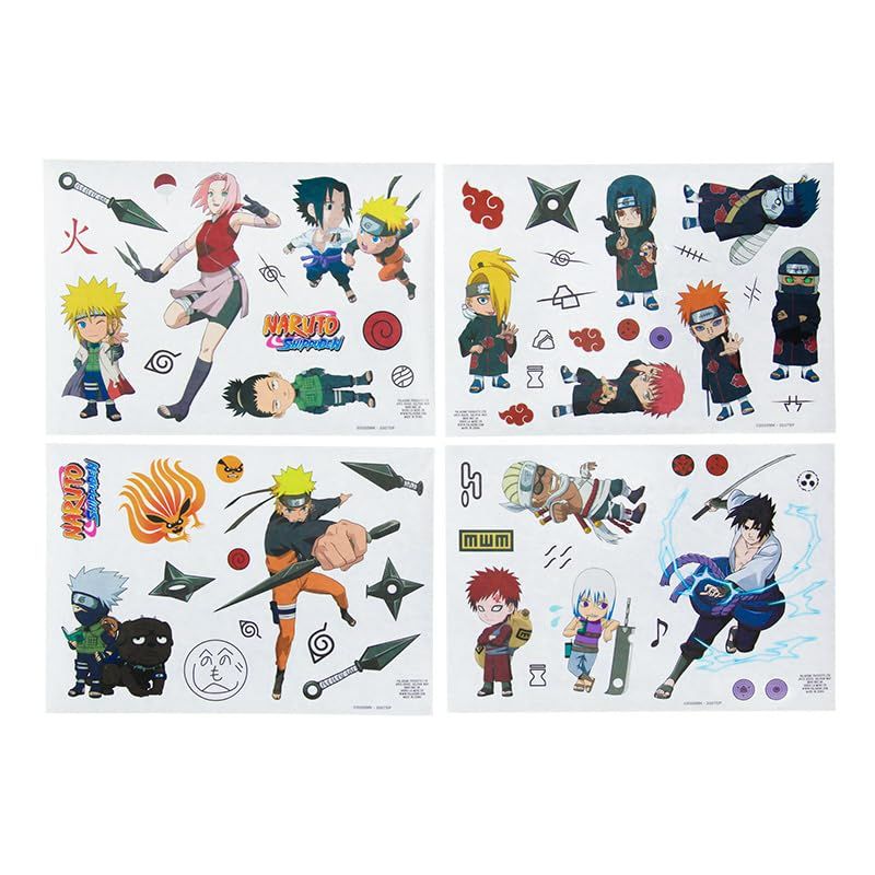 Paladone Naruto Gadget Decals - Anime Stickers for Laptop, Phone Case ...