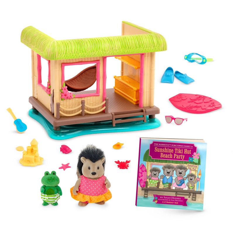 Li’l Woodzeez – Sunshine Tiki Hut Beach Party – Stackable Dollhouse ...