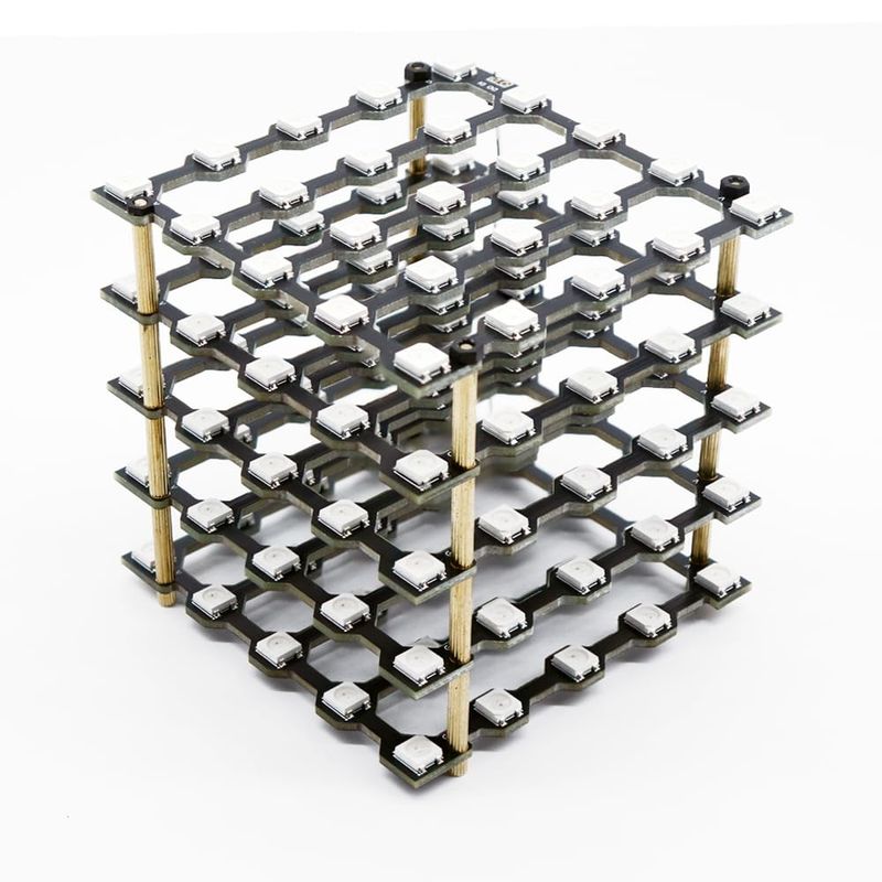 Treedix WS2812B 5050 RGB LED Light Board Led Cube Light DIY Kit Squared ...