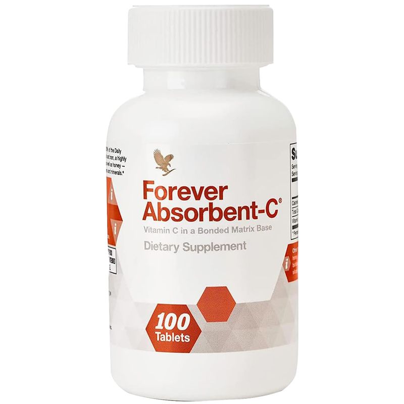 Forever Living - Absorbent-C - Orange and Honey Flavor with Oat Bran ...