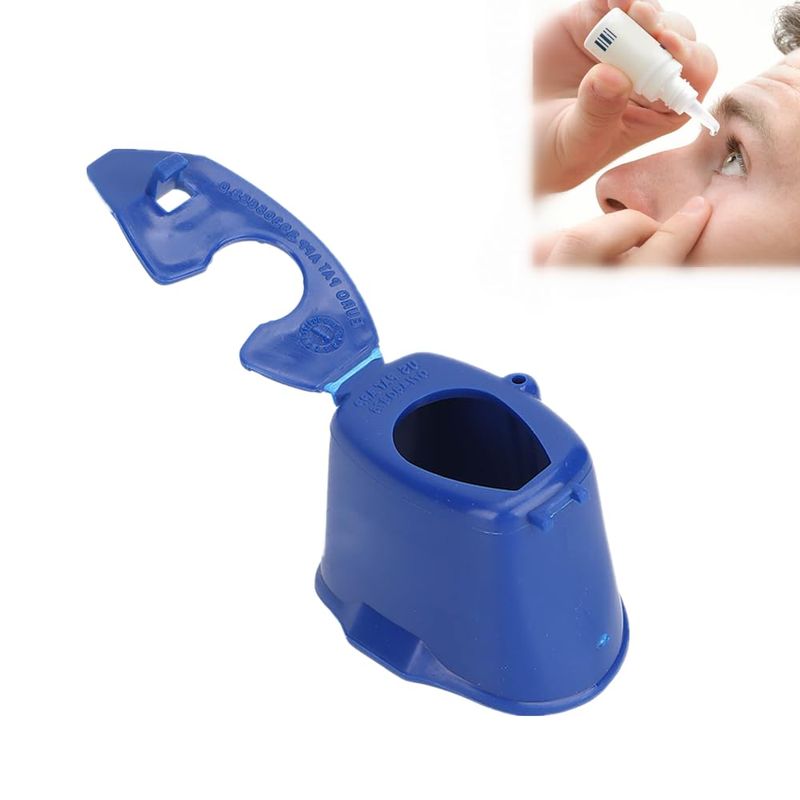Eye Drop Applicator Portable Autodrop Eyedrop Guide Aids Bottle Holder ...