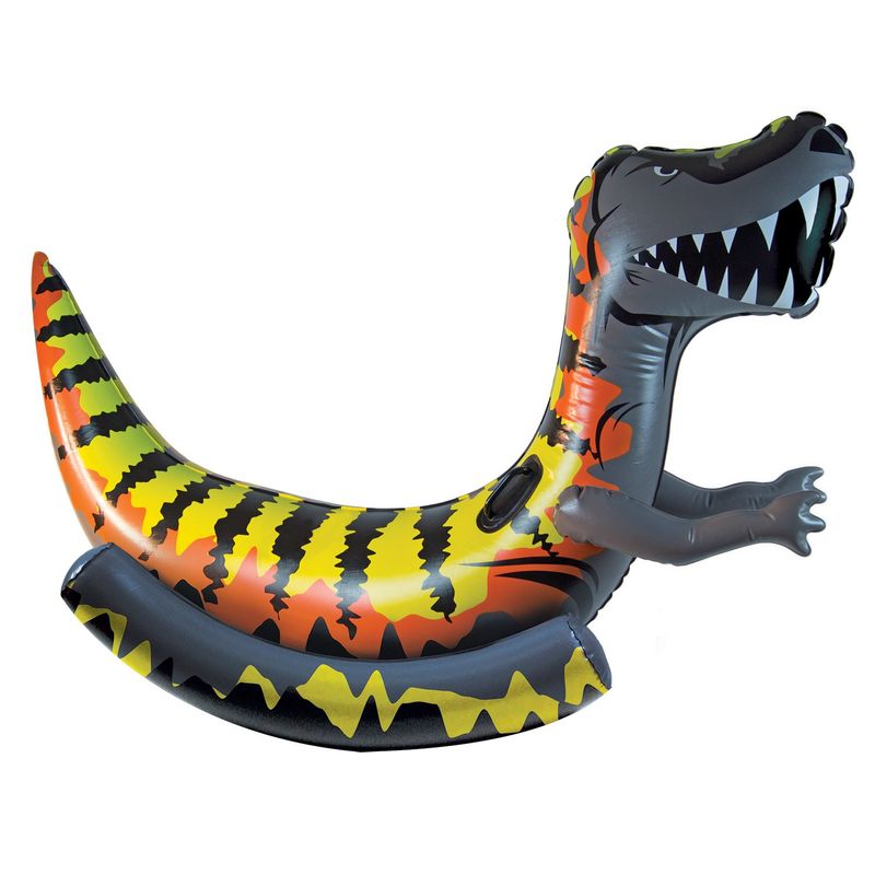 Poolmaster T-Rex Inflatable Ride-On Dinosaur Jumbo Swimming Pool Float ...
