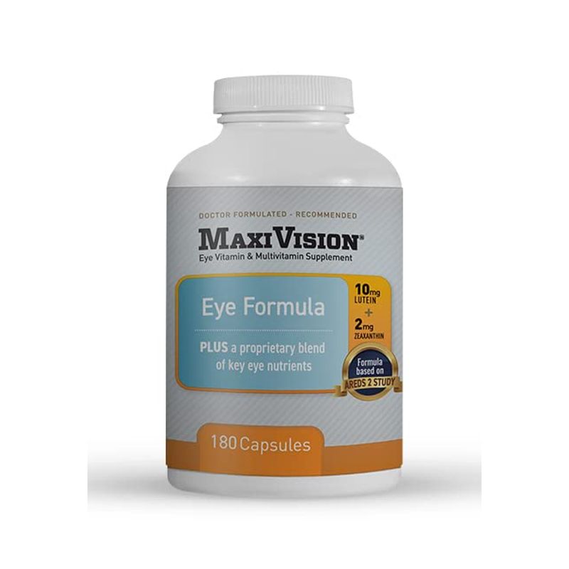 MaxiVision® Eye Formula - Eye Vitamin Based on AREDS 2 Study - Age ...