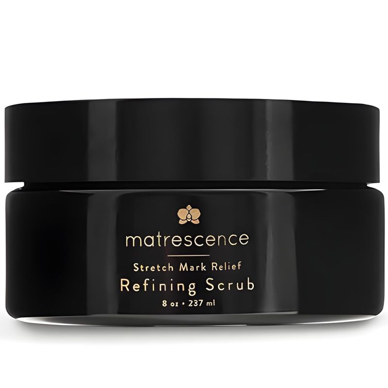 Matrescence Stretch Mark Relief Refining Exfoliating Belly Scrub (8oz ...