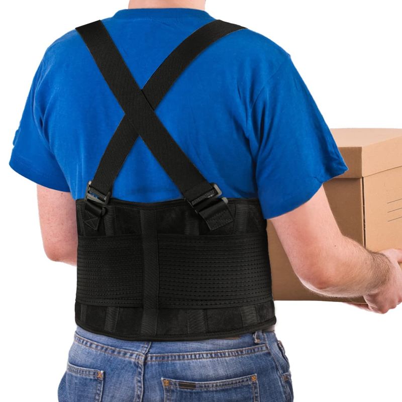 Back Brace Lumbar Back Support Belt for Women and Men Lower Back Pain ...