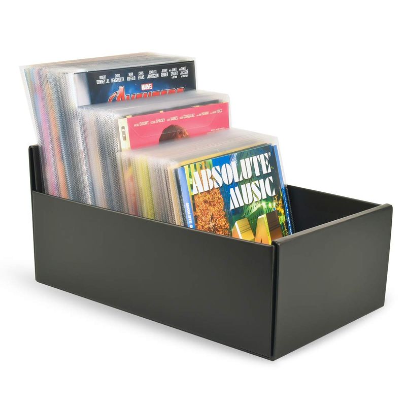 3L DVD / CD / Blu Ray Storage Box For Sleeves - Boxes For DVD Sleeve ...