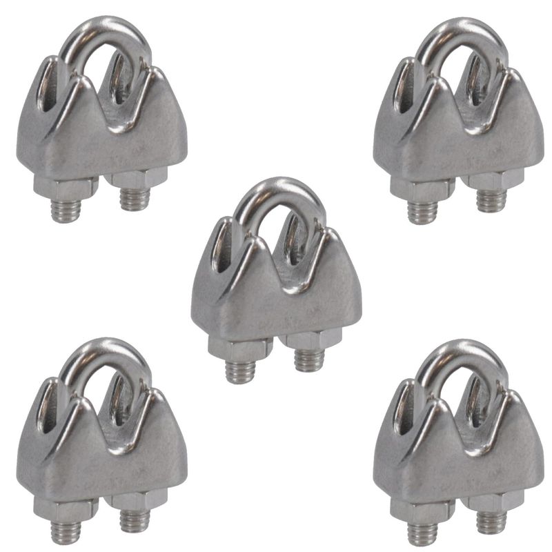 AB Tools 2mm Wire Rope/Cable Grip/Clamp Stainless Steel 316 Marine ...