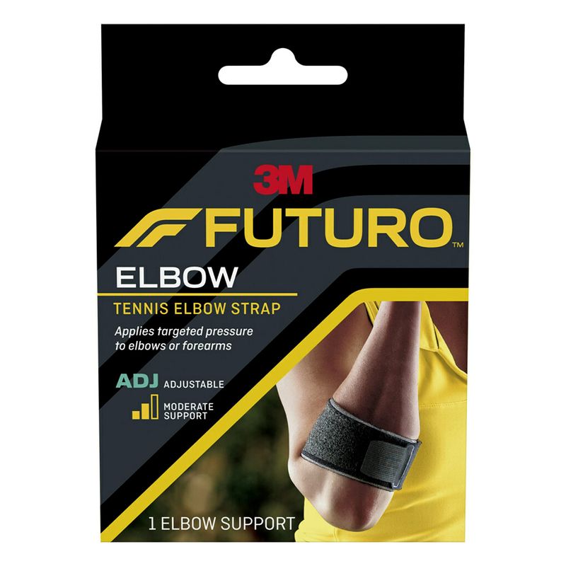 FUTURO Tennis Elbow Strap, Provides Moderate Support to Weak, Sore and ...