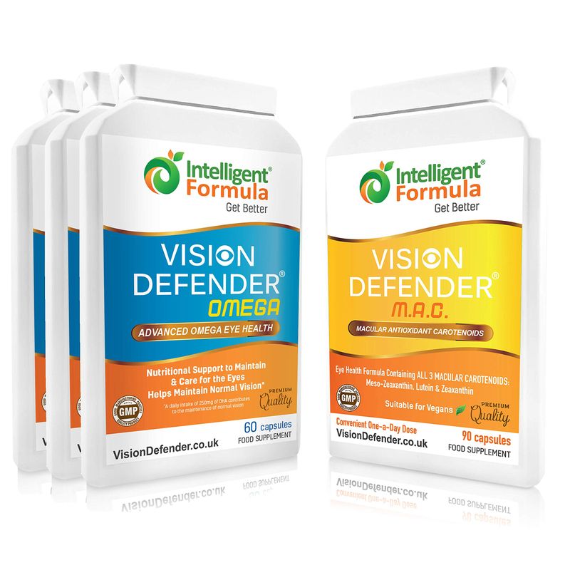 Vision Defender Eye Vitamins Supplement: Everyday General Eye-Health ...