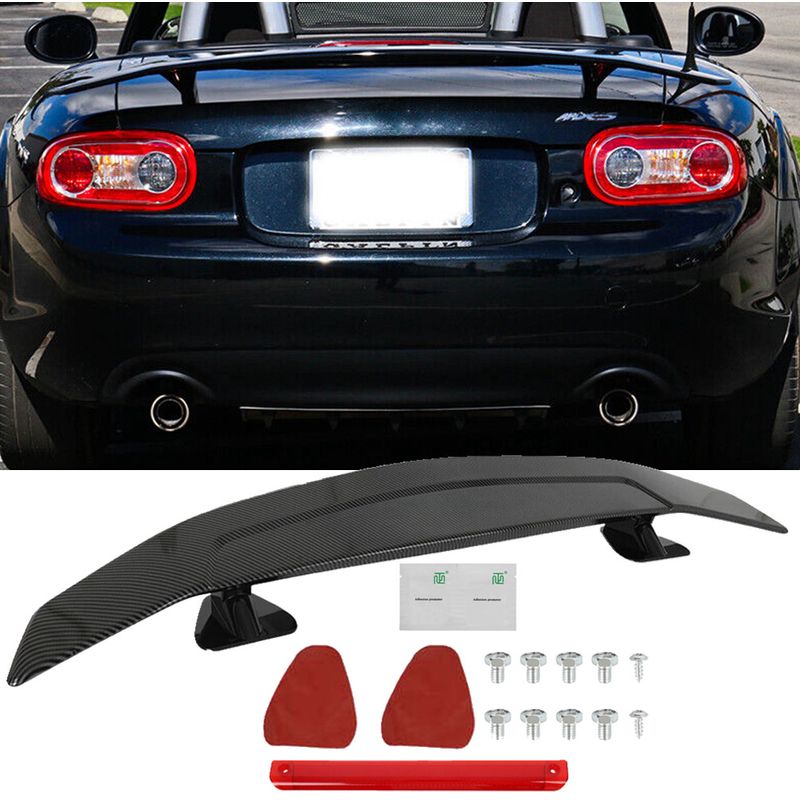 Carbon Fiber GT Rear Trunk Spoiler Racing Body Kit For 2006-15 Mazda MX ...