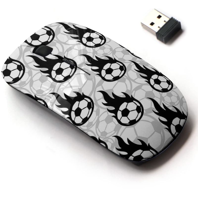 CJCBROES 2.4G Wireless Mouse with Cute Pattern Design for All Laptops ...