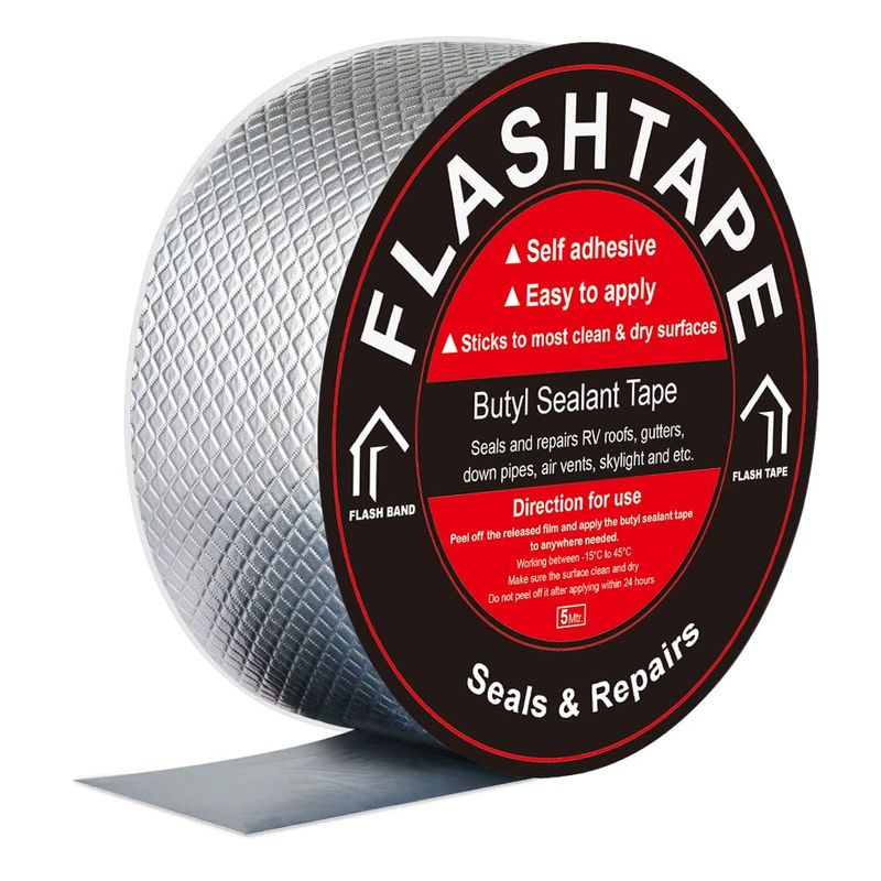 fowong Waterproof Tape Aluminium Foil Butyl Tape, Waterproof Tape for ...