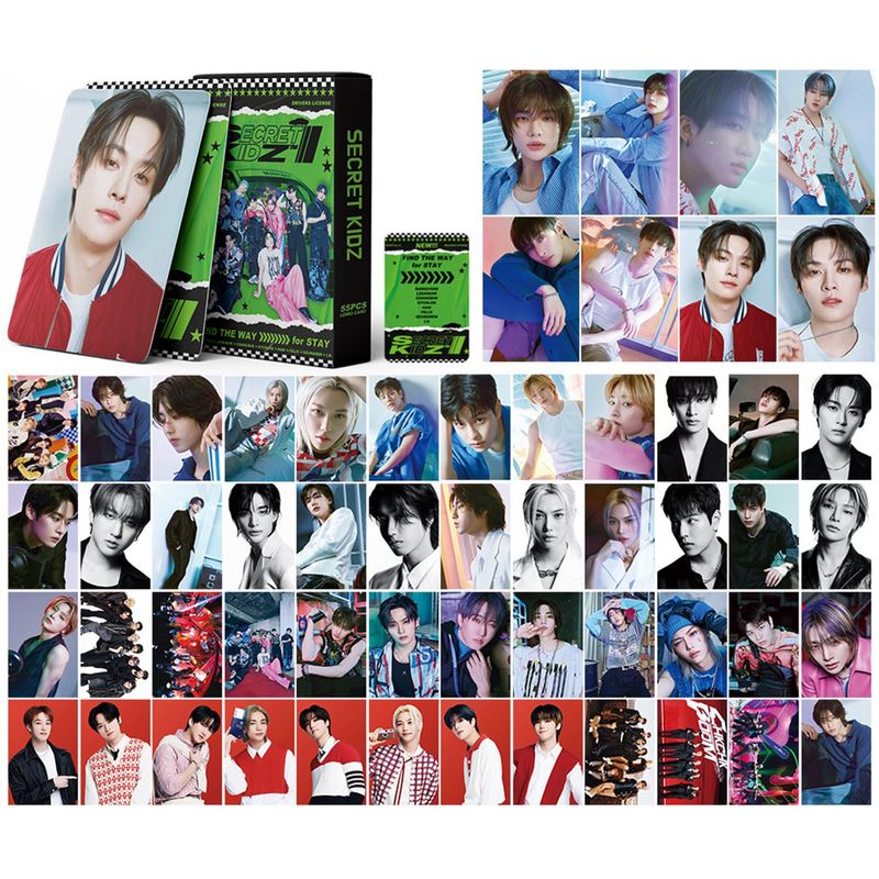 ZPPLD Stray Kids Lomo Cards, 54 Pieces, Kpop Stray Kids Photocard, Lomo ...