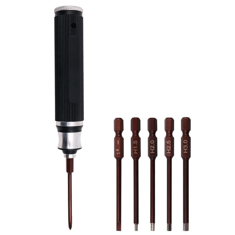 WANGCL 6 in 1 Screwdriver Set RC Tools Kit RC Repair Tools Set for RC ...