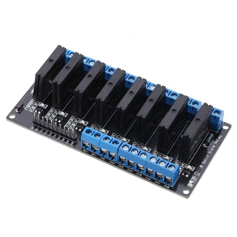 Solid State Relay Module, 5V 8 Channel Solid State Relay Module with ...